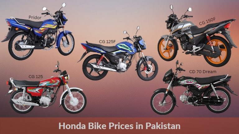 New Honda Bikes Prices in Pakistan